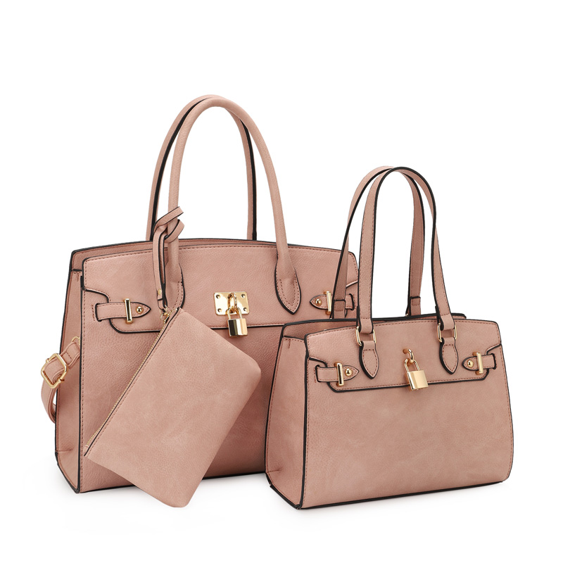 3 in-1 Twin Tote-Satchel Value Set and wallet > Satchel > Mezon Handbags
